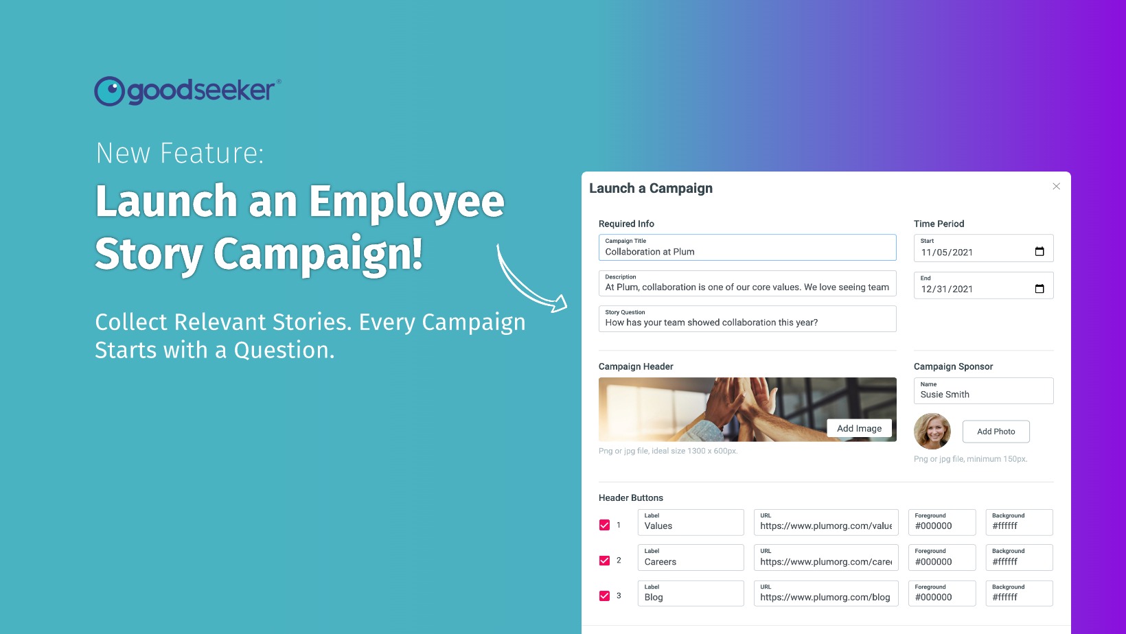 GoodSeeker Blog: Employee Story Campaigns - GoodSeeker